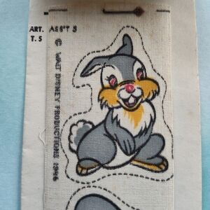 Disney | Accessories | Vintage Disney 946 Ironon Patches Bambi Dumbo ...
